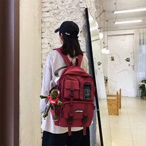 MINGPINHUIUS Backpack for School College High School Bag for Girls Boys Teen School Book Bag Casual Travel Laptop Backpacks for Women Men