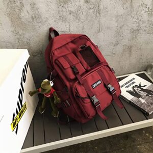 MINGPINHUIUS Backpack for School College High School Bag for Girls Boys Teen School Book Bag Casual Travel Laptop Backpacks for Women Men