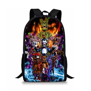 xuebi cartoon game backpack multifunction 17 inch high capacity backpack boys and girls laptop backpack one size