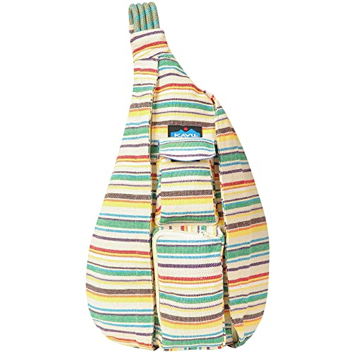 KAVU Interwoven Rope Bag Sling Crossbody Backpack - Prism Stripe