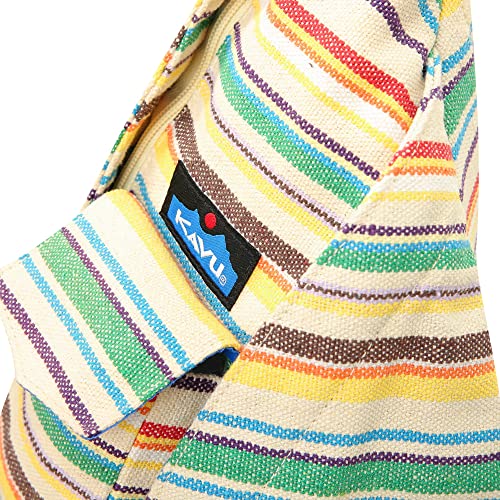 KAVU Interwoven Rope Bag Sling Crossbody Backpack - Prism Stripe