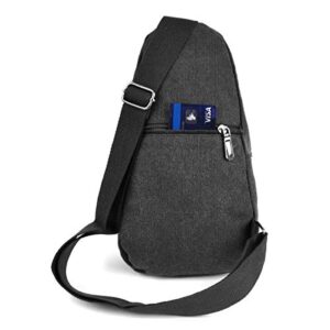 WESTEND Crossbody Canvas Sling Bag Backpack with Adjustable Strap