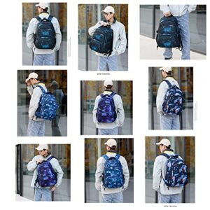 Galaxy Backpack for Boys High University School Bag Travel Daypack Bookbag Sets 3PCS for Teens Starry Sky