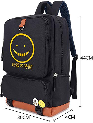 Roffatide Anime Assassination Classroom Backpack Koro Sensei Printed Book Bag Laptop School Bag