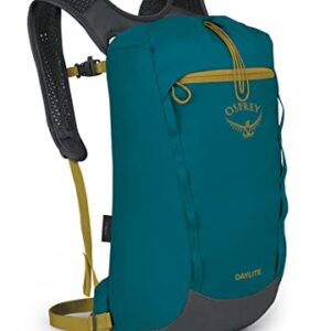 Osprey Daylite Cinch Daypack, Deep Peyto Green/Tunnel Vision