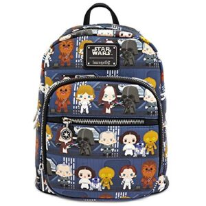 loungefly star wars chibi death star battle station lineup mini backpack