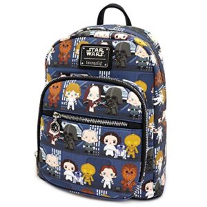 Loungefly Star Wars Chibi Death Star Battle Station Lineup Mini Backpack