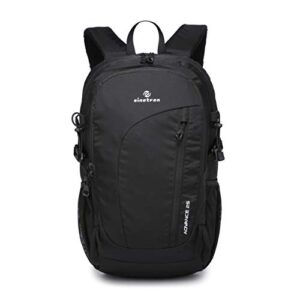 sinotron 25l travel hiking backpack daypack for men/women (black)