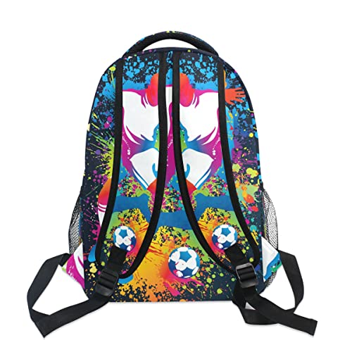 ZOEO Boys Soccer Backpack Navy Balls Player Backpacks 3-5th Grade School Bookbags