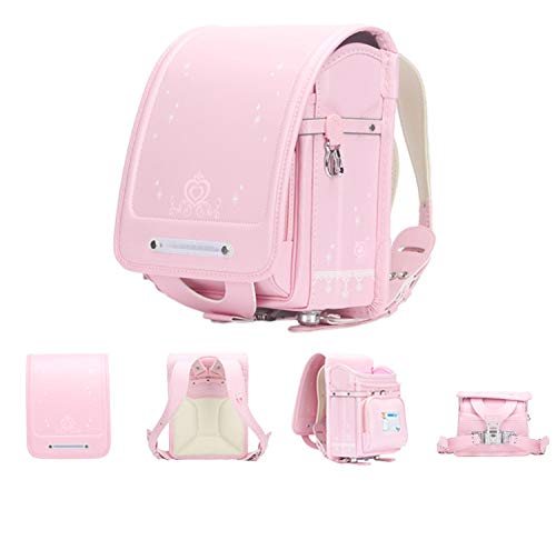 randoseru backpack ransel automatic janpanese school bag for kids PU leather waterpoof