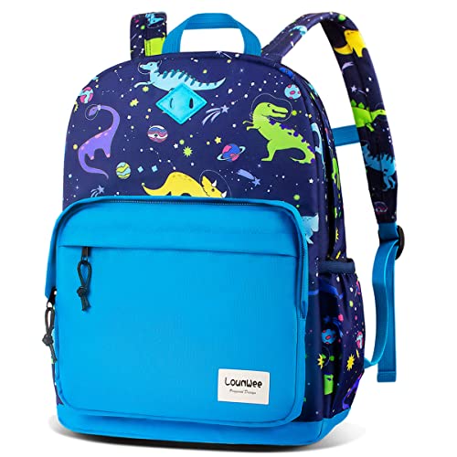 Lounwee Kids Backpack for Boys Girls: Cute Waterproof Dinosaur Toddler Bookbag for Preschool Kindergarten Daycare