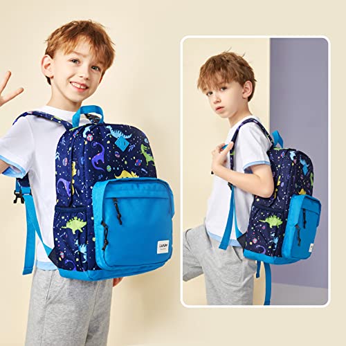 Lounwee Kids Backpack for Boys Girls: Cute Waterproof Dinosaur Toddler Bookbag for Preschool Kindergarten Daycare