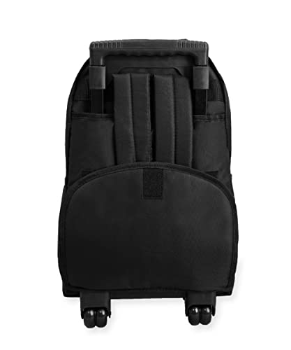 Everest Wheeled Backpack, Black, One Size