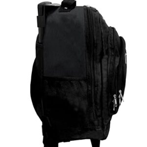 Everest Wheeled Backpack, Black, One Size