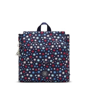 kipling dannie printed small backpack funky stars