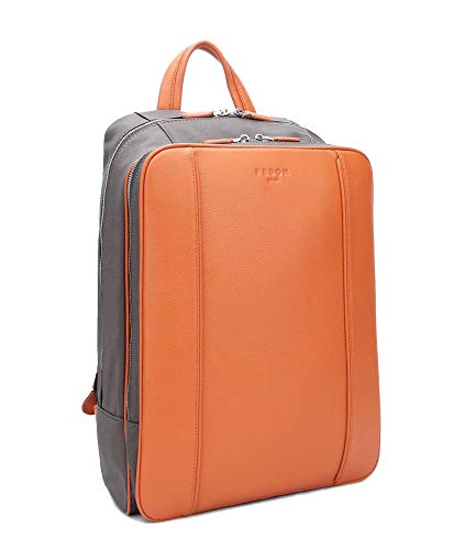 Fedon 1919 - Dimon - Men's laptop backpack 15" - MZ1930001 (Orange)