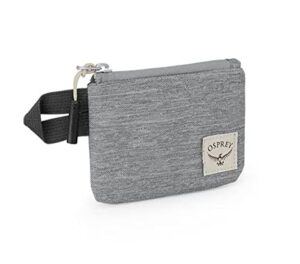 osprey arcane small zip pouch, medium grey heather