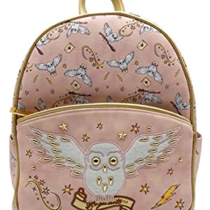 Danielle Nicole X Harry Potter Magical Hedwig Mini Backpack - Fashion Cosplay Disneybound Cute Bags, Multicolor (DMDB0246)