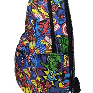 Marvel Avengers 16" Backpack AOP Hulk Captain America Iron Man Spider-Man Thor