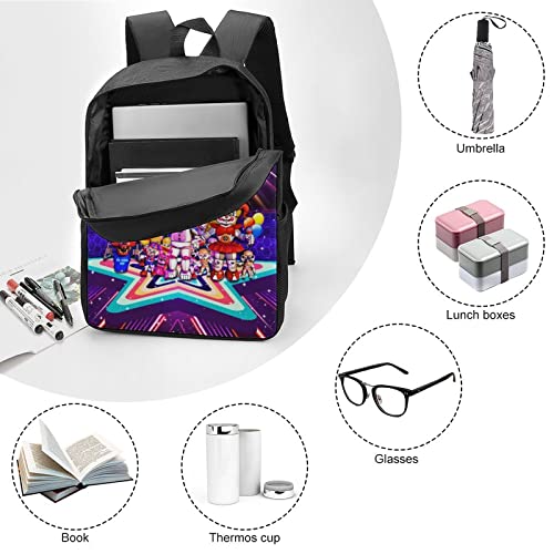 MOSKUTZ 3D Print Anime Backpacks Cartoon Game Backpack Fashion Anime Backpack Game Travel Bags 17 Inch A