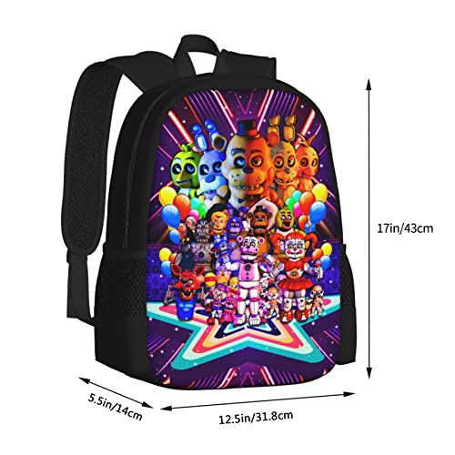 MOSKUTZ 3D Print Anime Backpacks Cartoon Game Backpack Fashion Anime Backpack Game Travel Bags 17 Inch A