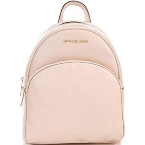 Michael Kors Abbey Medium Pebbled Leather Backpack - Soft Pink