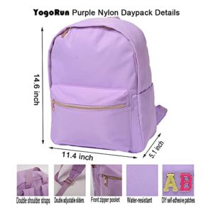 YogoRun Backpack Daypack Girls &Women &Youth &Teens (Purple)