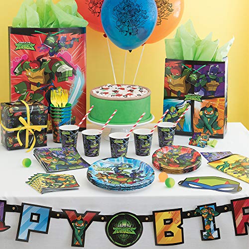 Unique Teenage Mutant Ninja Turtles Party Loot Bags | 9" x 7.5" | 8 Pcs