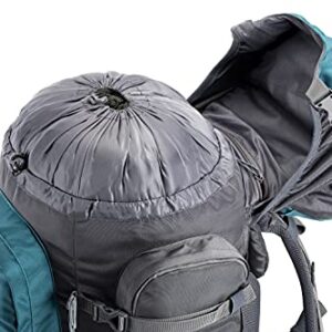 Tripole Walker 65 Litres Rucksack With 20 Litre Foldable Day Pack | Internal Frame With Metal Rod | Rain Cover | Bottom Opening | Laptop Section (Sea Green)