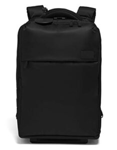 lipault wheeled computer backpack, black, one size