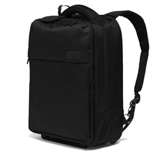 Lipault Wheeled Computer Backpack, Black, One Size