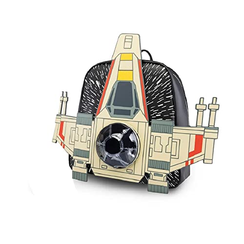 Loungefly Star Wars: R2-D2 X-Wing Backpack (Star Wars Celebration 2022 Convention Exclusive), Multicolour, One size