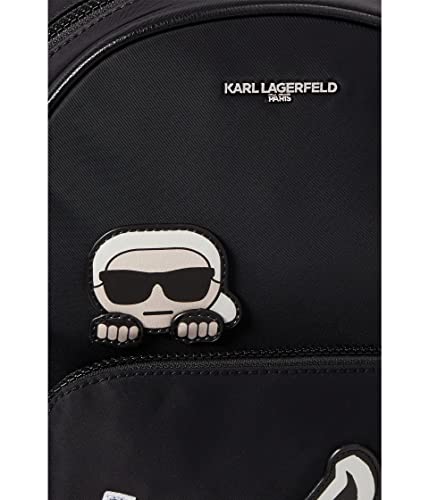 Karl Lagerfeld Paris Khloe Backpack Black Patch One Size