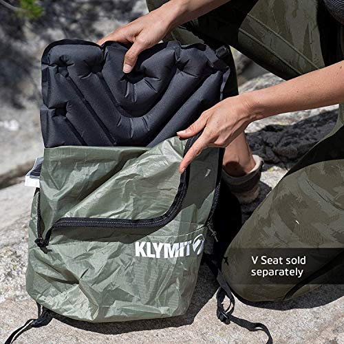 Klymit Day Pack, Lightweight Waterproof Day Hiking Backpack, Green, 20 L