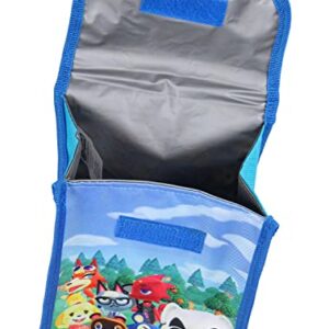 Animal Crossing Character Print Backpack 5 pc Set Lunch Tote Keychain