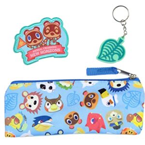 Animal Crossing Character Print Backpack 5 pc Set Lunch Tote Keychain