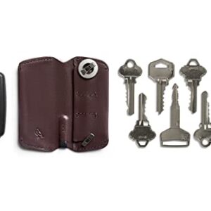 Bellroy Leather Key Cover Plus (Max. 8 keys) - Deep Plum