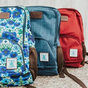 Resilience Medical Limited Edition Blue Flower Canvas Backpack