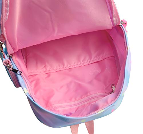 Suerico School Backpack for Girls,Lightweight Durable School Bags Waterproof Bookbag for Students (Sky Blue)