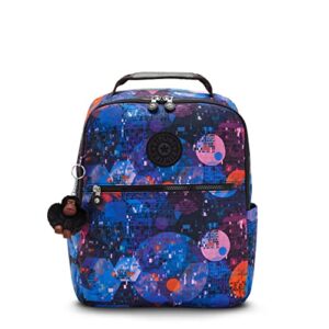 kipling women’s shelden 15″ laptop, adjustable straps, front zip pocket, nylon backpack, galaxy illusion, 12”l x 15.5”h x 5”d