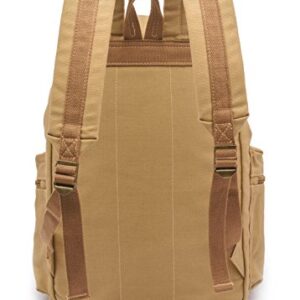 Sweetbriar Vintage Canvas Backpack, Tan - Protects Laptops up to 15.6 Inches