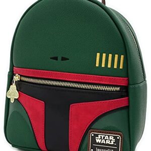 Loungefly Star Wars Boba Fett Faux Leather Mini Backpack Standard