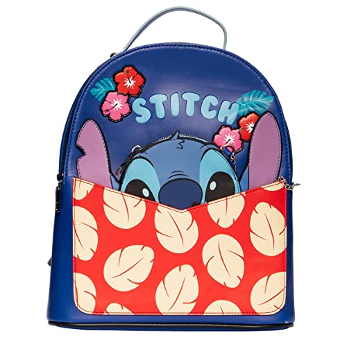 Bioworld Disney Amigo Stitch Exclusive Mini Backpack with Clutch