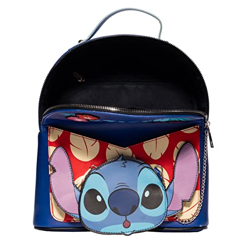 Bioworld Disney Amigo Stitch Exclusive Mini Backpack with Clutch