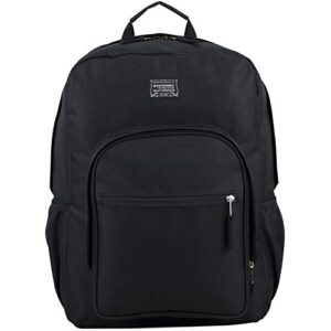 Eastsport Fashion Lifestyle Backpack with Oversized Main Compartment for School or Travel/Hiking, Black