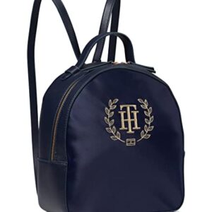 Tommy Hilfiger Lana Mini Dome Backpack Satin PVC Crest Tommy Navy One Size