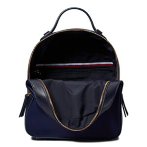 Tommy Hilfiger Lana Mini Dome Backpack Satin PVC Crest Tommy Navy One Size