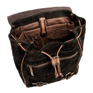 Sts Ranch Wear STS Chocolate Suede Knapsack