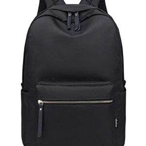 Abshoo Lightweight Classic Nylon Daypack Waterproof Womens School Backpack For Teen Girls Bookbag (Black)