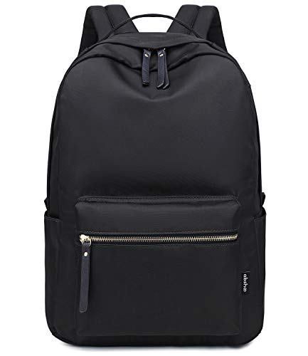 Abshoo Lightweight Classic Nylon Daypack Waterproof Womens School Backpack For Teen Girls Bookbag (Black)